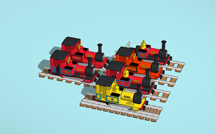 3D design Rheneas The Galant Old Engine - Tinkercad