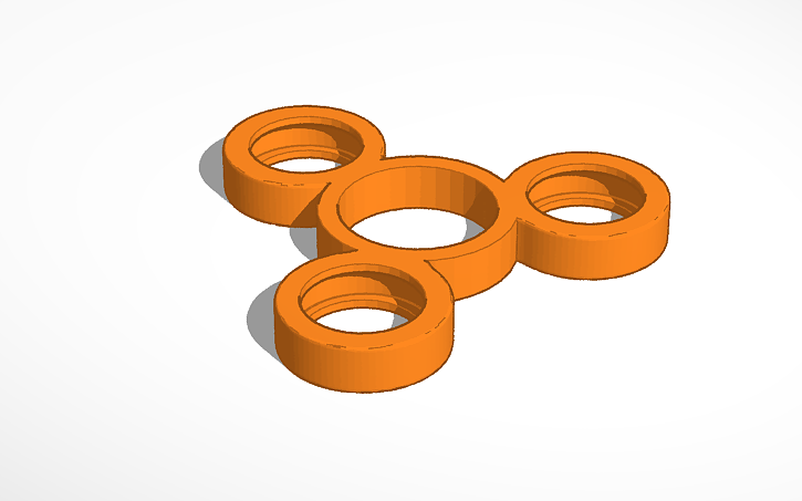 3d Design Fidget Spinner Tinkercad 