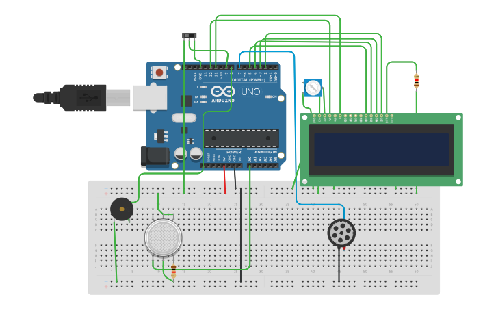 Circuit Design Automatic Engine Locking System With Alcohol Detection