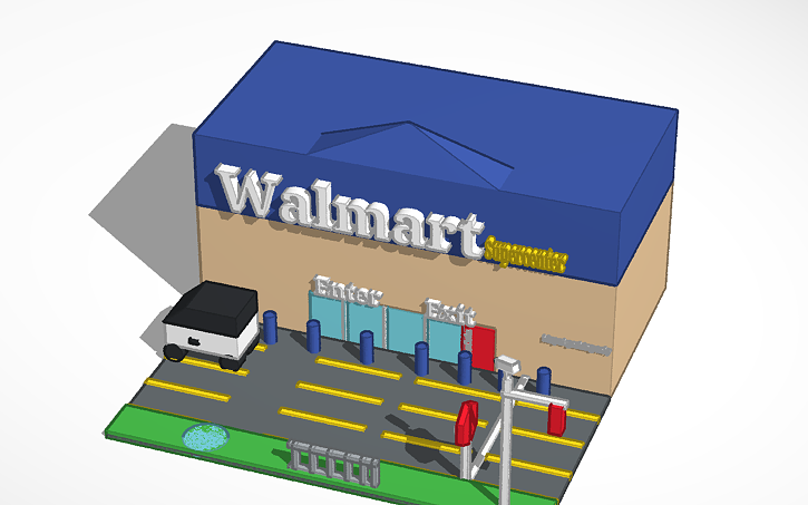 3D design Walmart - Tinkercad