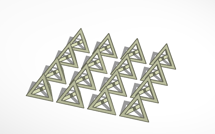 3D design Spray Painting Pyramids - Tinkercad