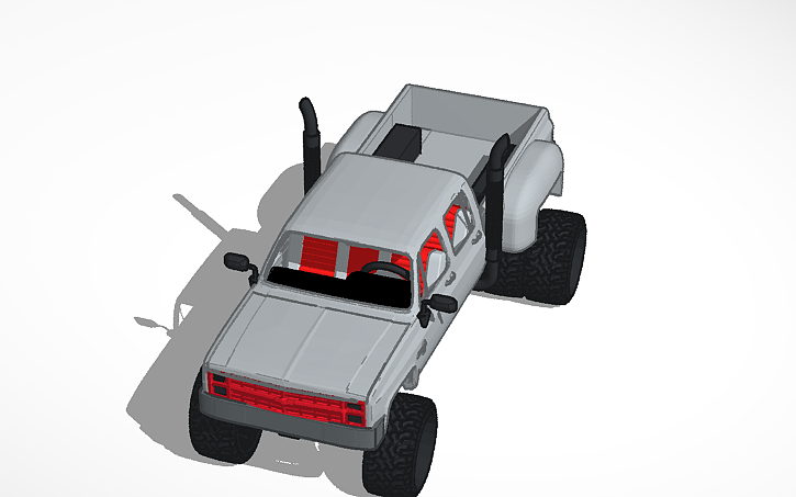 3D design Chevy square body dually - Tinkercad