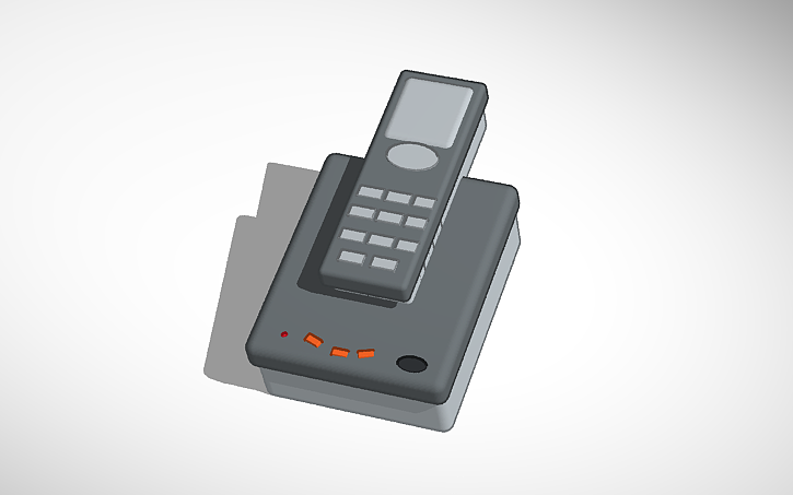 3D design Home phone | Tinkercad