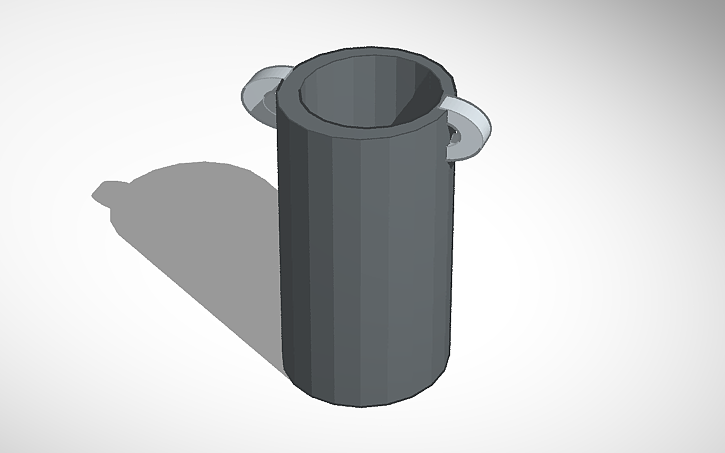 3d Design Over Sized Garbage Can Tinkercad