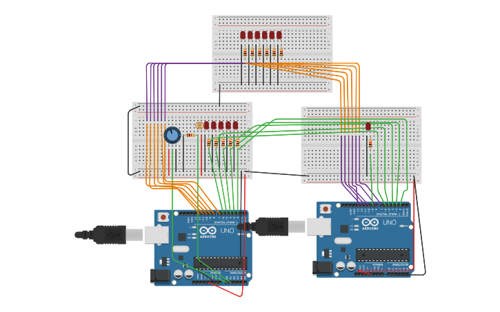 Circuit design Nadia-Communication-parallèle - Tinkercad