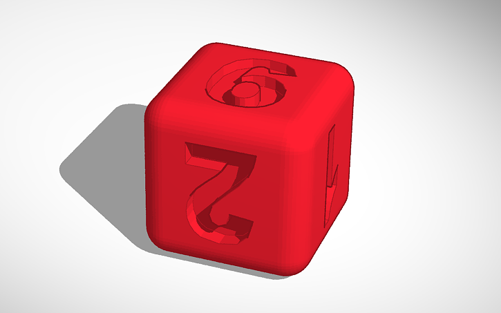 3D design Dice | Tinkercad