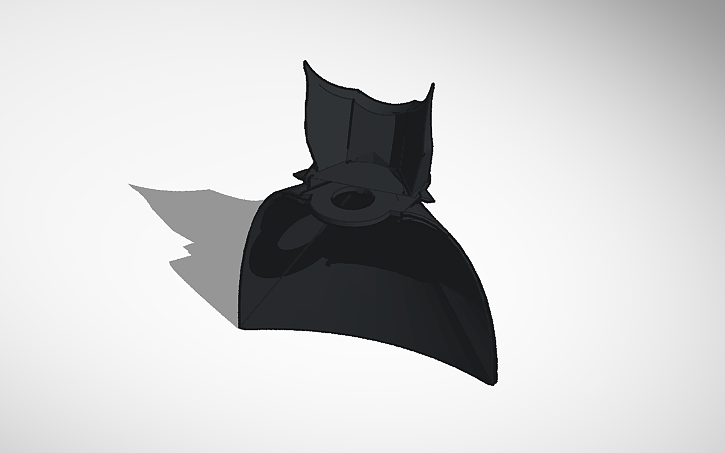 3D design supreme strange cape - Tinkercad