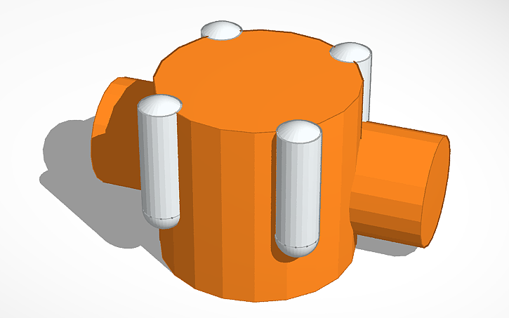 3D design flow meter - Tinkercad