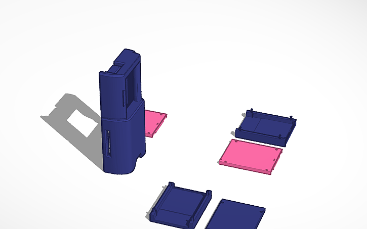 3D design Sd card adaptor - Tinkercad