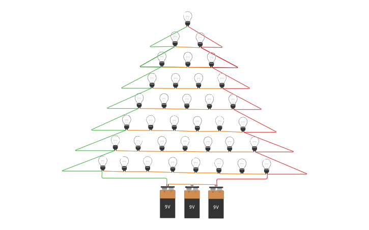 Circuit design NAVIDAD | Tinkercad