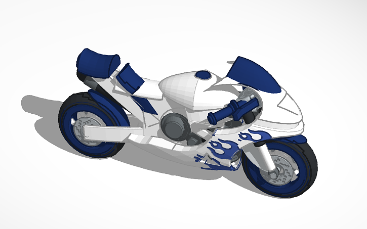3D design Motorcycle - Tinkercad