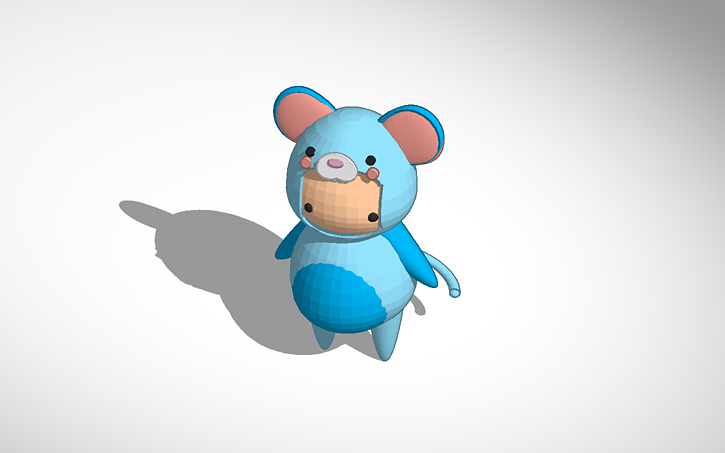 3D design Mouse Chibi | Tinkercad