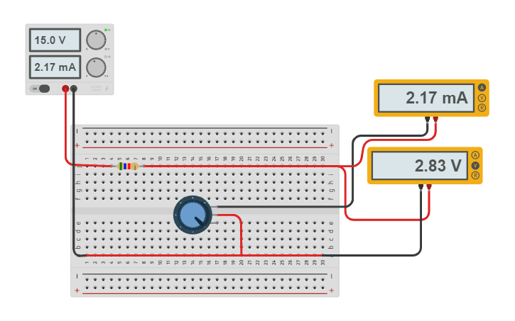 Circuit design ckt 2 - Tinkercad