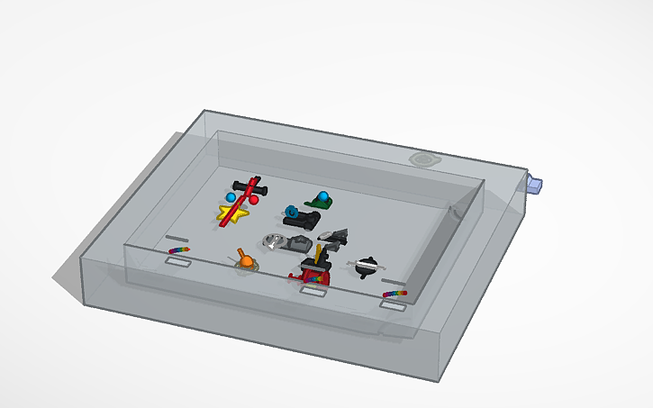 3D design Battlebots Area - Tinkercad