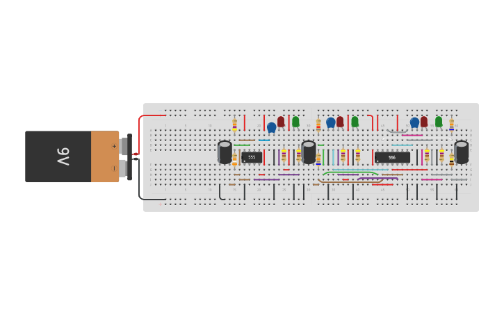 Circuit Design Blink 555 556 Tinkercad