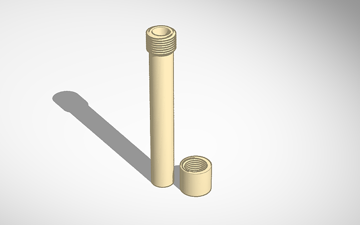 3D design DOOB TUBE - Tinkercad