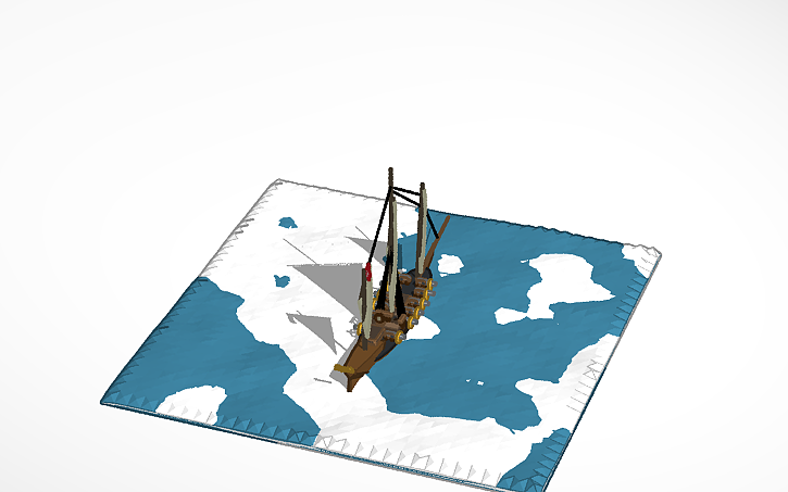 3D design Pirate Ships - The Rapide - Tinkercad