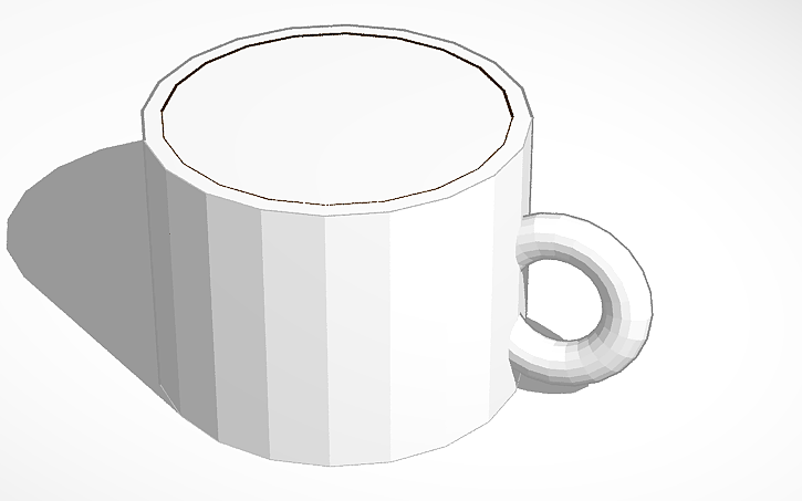 3D design Cup of coffee - Tinkercad