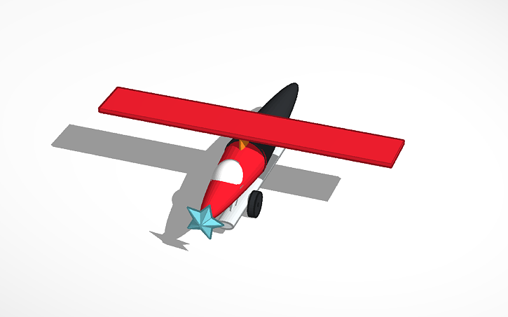 3D design AEROPLANE - Tinkercad