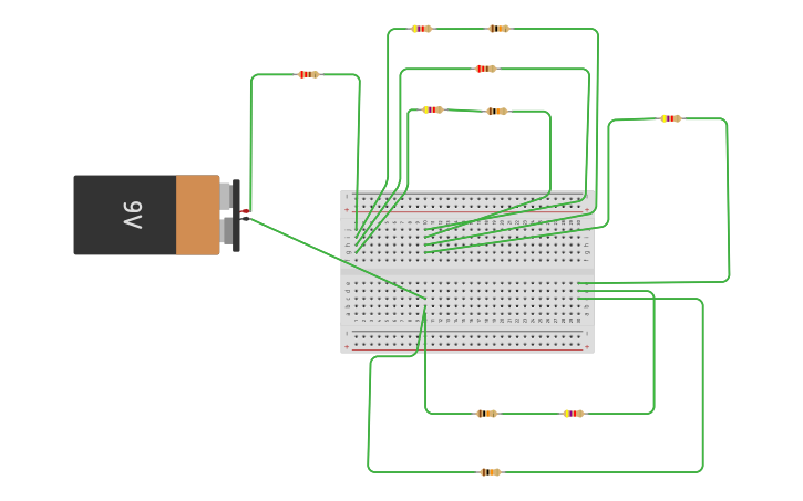 Circuit Design Series And Parallel Tinkercad
