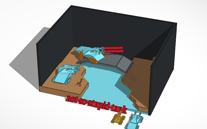 3D design Copy of Stupid Tank, modified. - Tinkercad