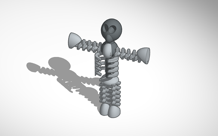 3D design my mettle skeleton. | Tinkercad