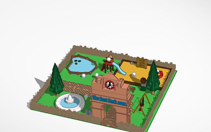 3D design Copy of Design a Park Challenge - Tinkercad