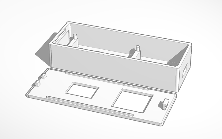 3D design CASE NodeMCU ESP8266 DHT22 SR501 Print - Tinkercad