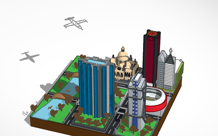3D design My City_Filipo - Tinkercad