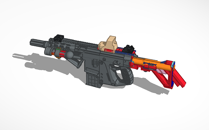 3D design Tactical gun | Tinkercad
