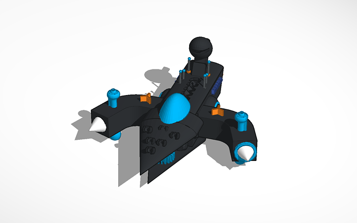 3D design Imperial Class 4 Cruiser - Tinkercad