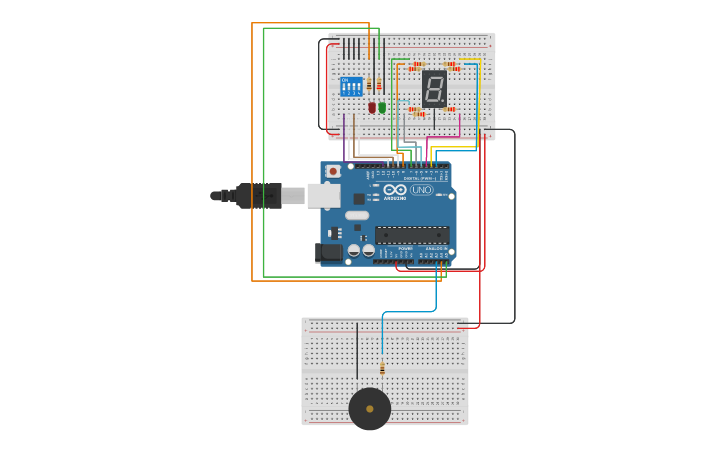 Circuit design 05 - Bomba | Tinkercad