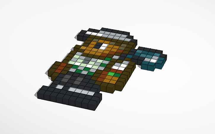 3D design Golfer from Terraria - Tinkercad