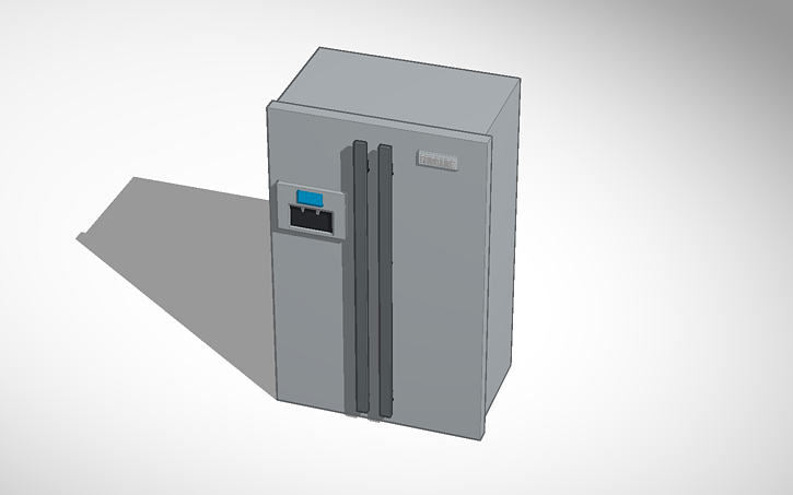 3D design Refrigerator - Tinkercad