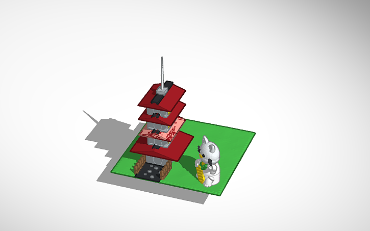 3D design Copy of Japan Castle | Tinkercad