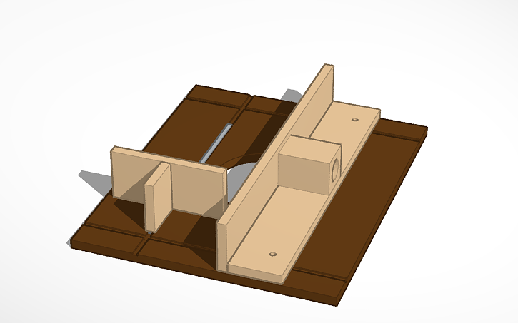 3D design router table bosch pov - Tinkercad