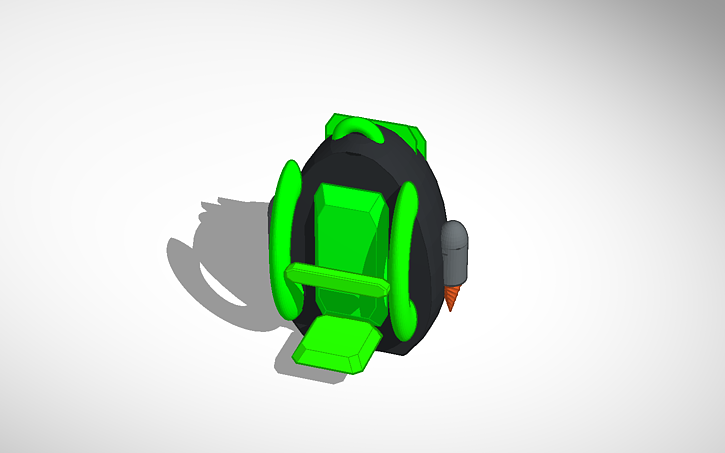 3D design backpack design - Tinkercad