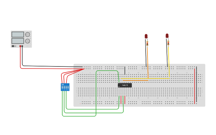 Circuit Design Jk Flipflop Tinkercad