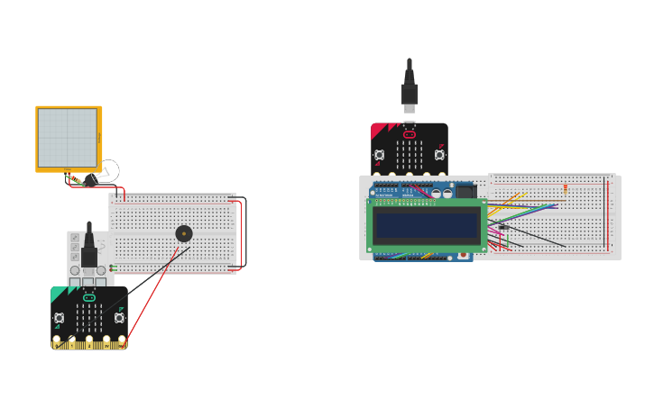 Circuit Design Alarm Tinkercad