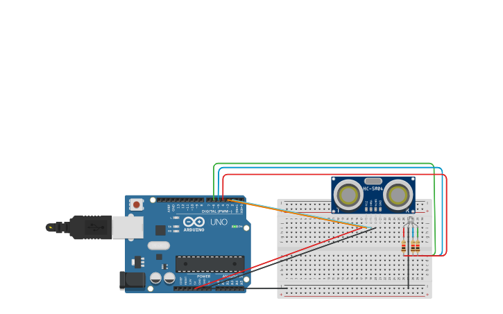 Circuit design Sensor + Color - Tinkercad