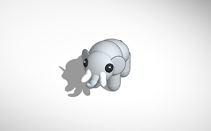 3D design Elephant | Tinkercad