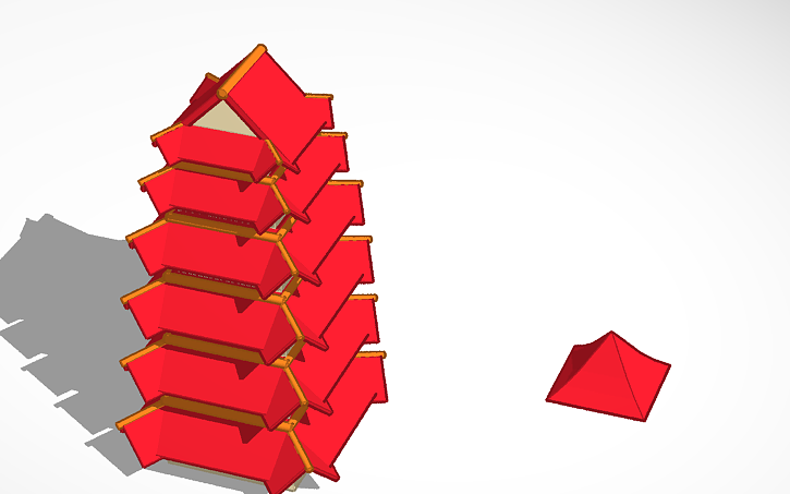 3D design Japanese Building Ayla - Tinkercad