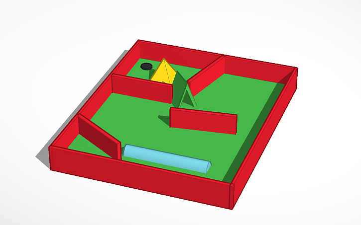3D design warren's golf course - Tinkercad