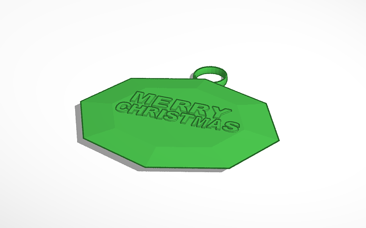 3D design Christmas Ornament | Tinkercad