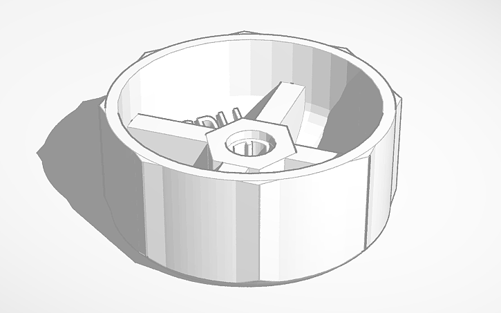 3D design Lasko Box Fan Knob 3D Model - Tinkercad