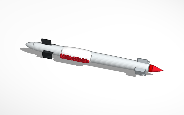 3D design Lockheed Martin Missile - Tinkercad