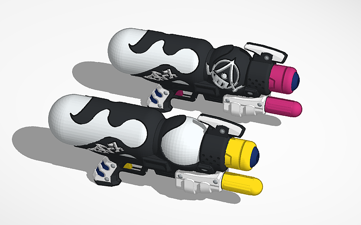 3D design Splatoon Splattershot Nova - Tinkercad