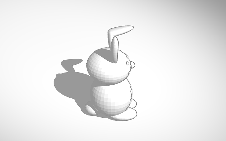 3D design Bunny Rabbit - Tinkercad