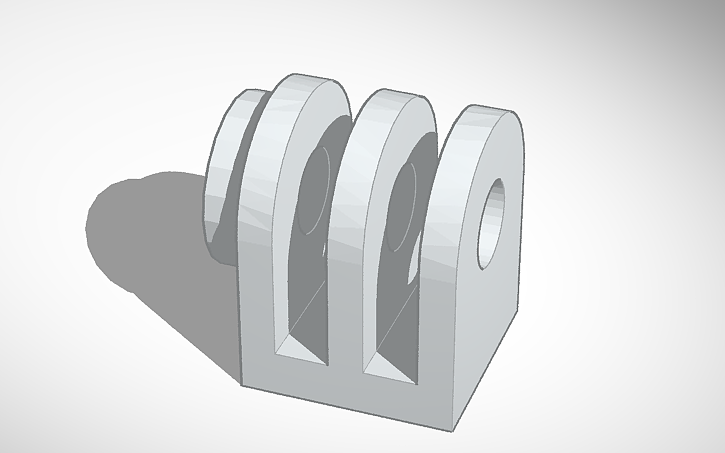 3D design Action Camera Mount | Tinkercad