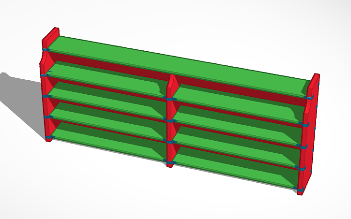 3D design Shelf - Tinkercad